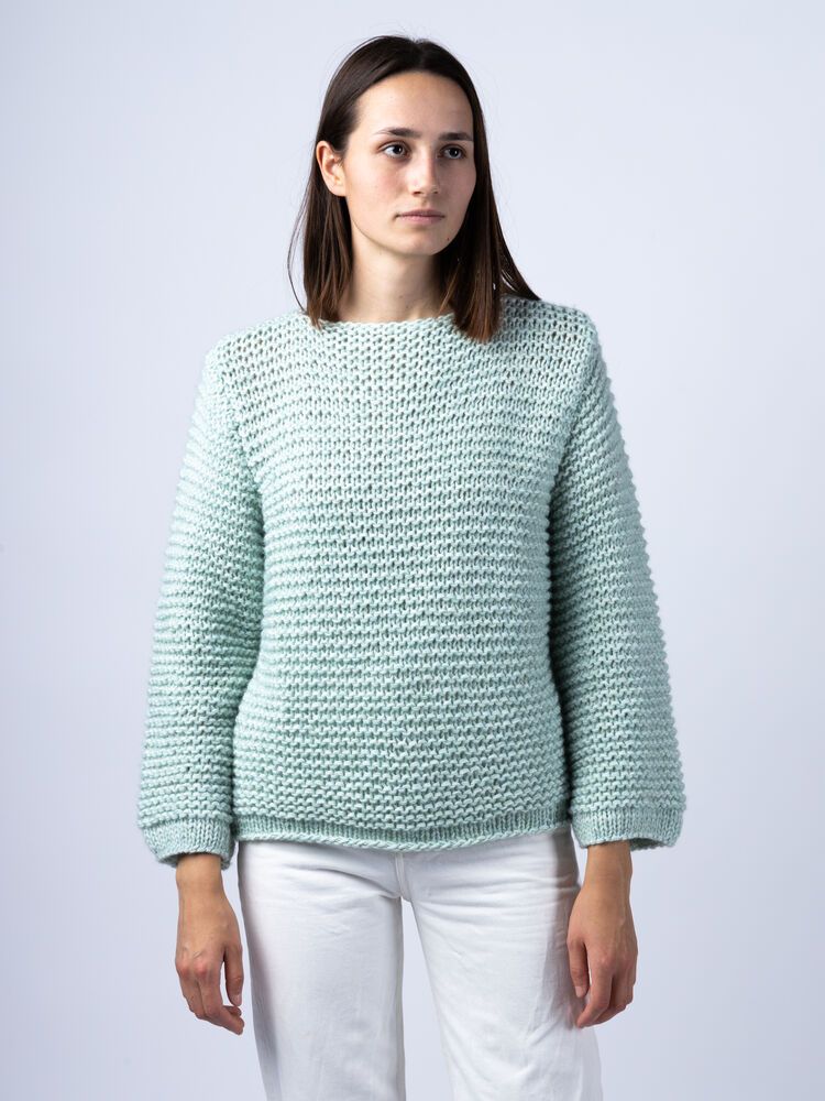 Wilja Komplettset Damen Pullover MEZ Green | proud2craft